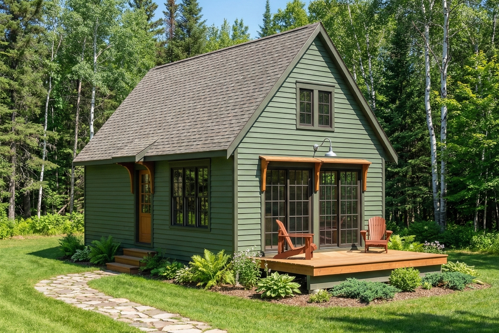 Small Cabin Plan with Loft | PDF Instant Download | OFD – One-Five ...